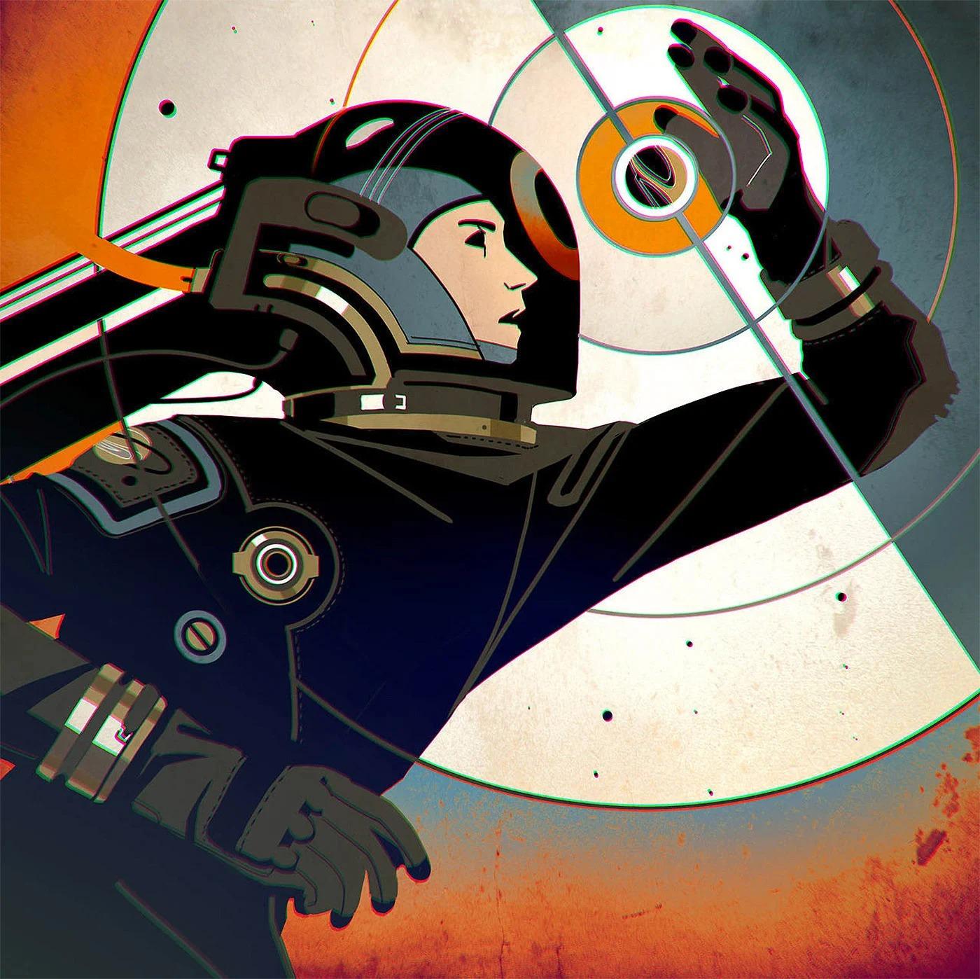 宇航员和幻想太空人！Fred Augis概念插画作品 - 设计森林 PlanForest